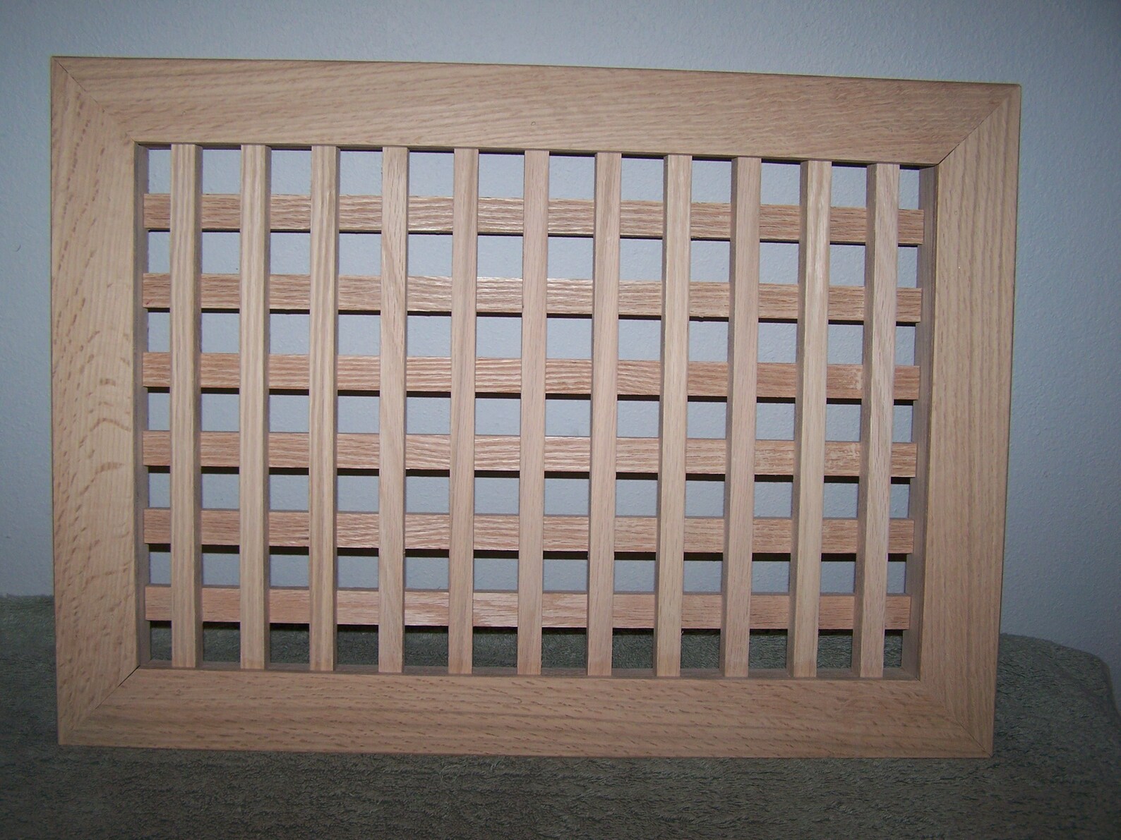 Custom Made to Your Size Large TRIMMED WOOD Floor Grate Wall - Etsy