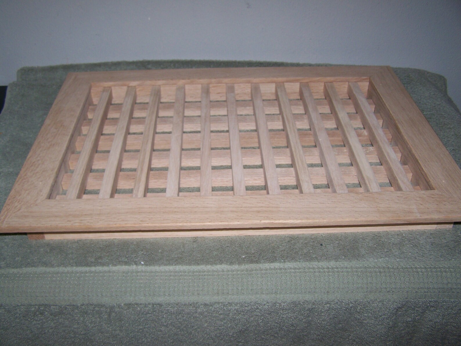 Custom Made to Your Size Large TRIMMED WOOD Floor Grate Wall - Etsy