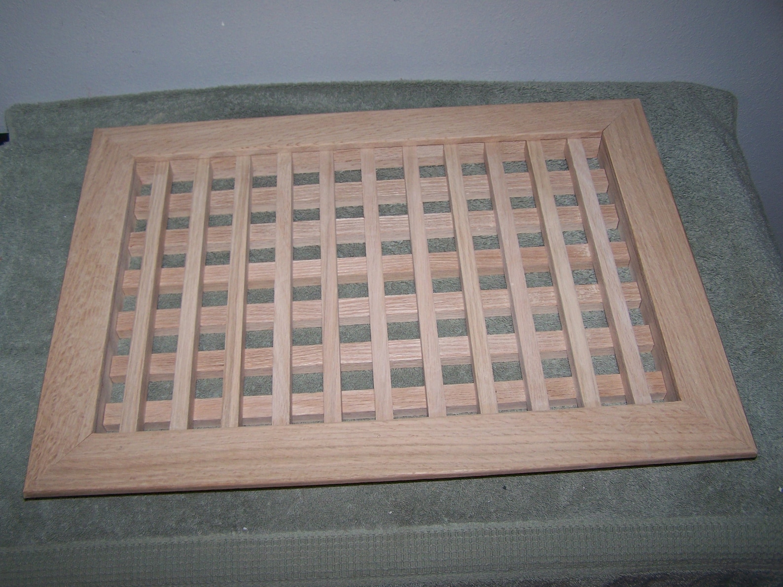 Custom Made to Your Size Large TRIMMED WOOD Floor Grate Wall - Etsy