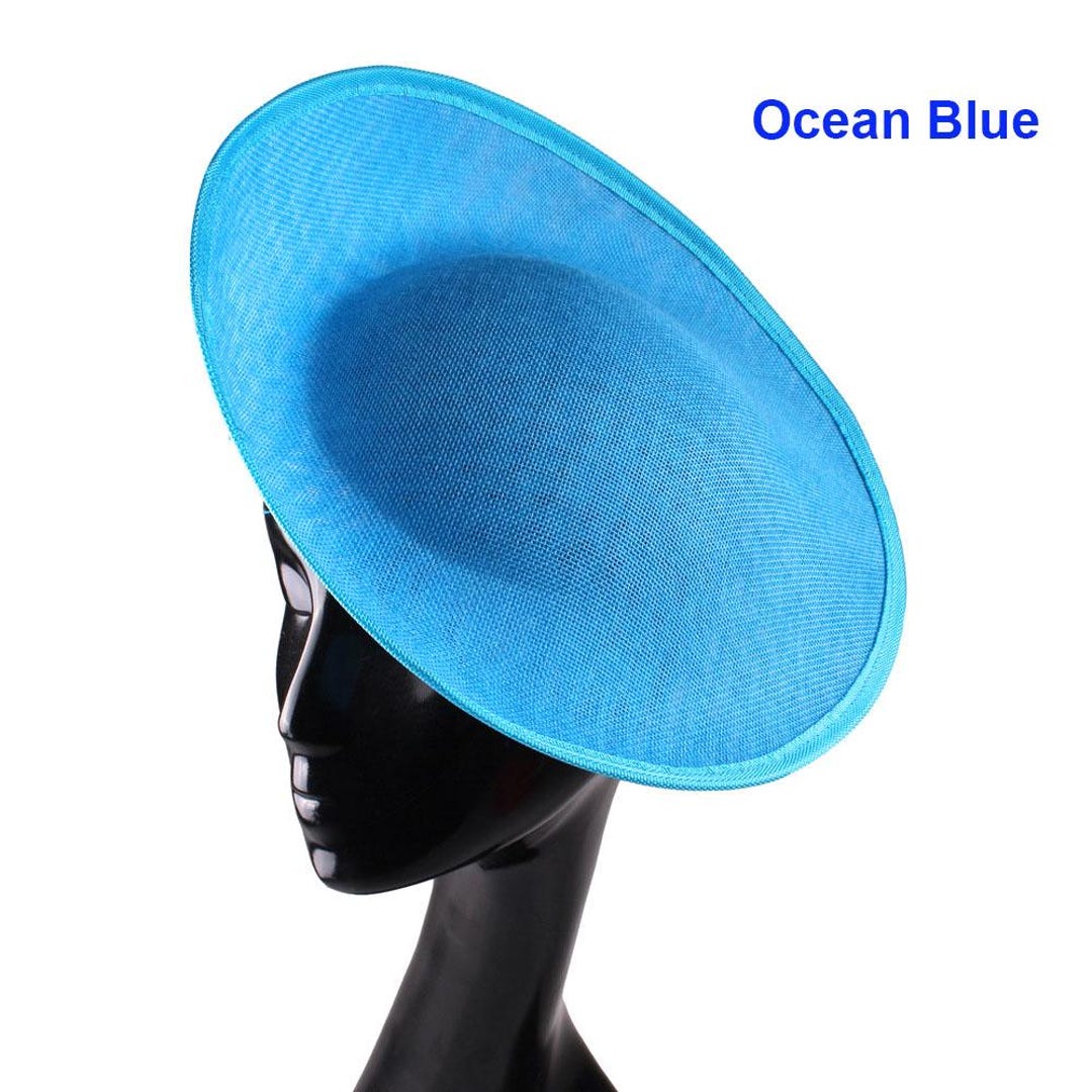 30cm Round Shaped Hat Base Button Sinamay Top Hat for Millinery ...