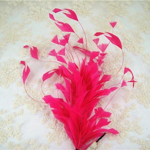 Natural Goose Feather Flower Mounts Bouquet Faux Flowers Dyed - Etsy