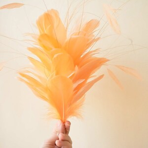 Handcraft Customized Dyed Feather Flower Bouquet Faux Flowers Millinery ...