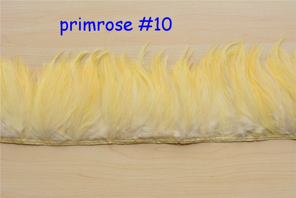 Handmade Dyed Rooster Hackle Feather Feathers Plume Fringe | Etsy