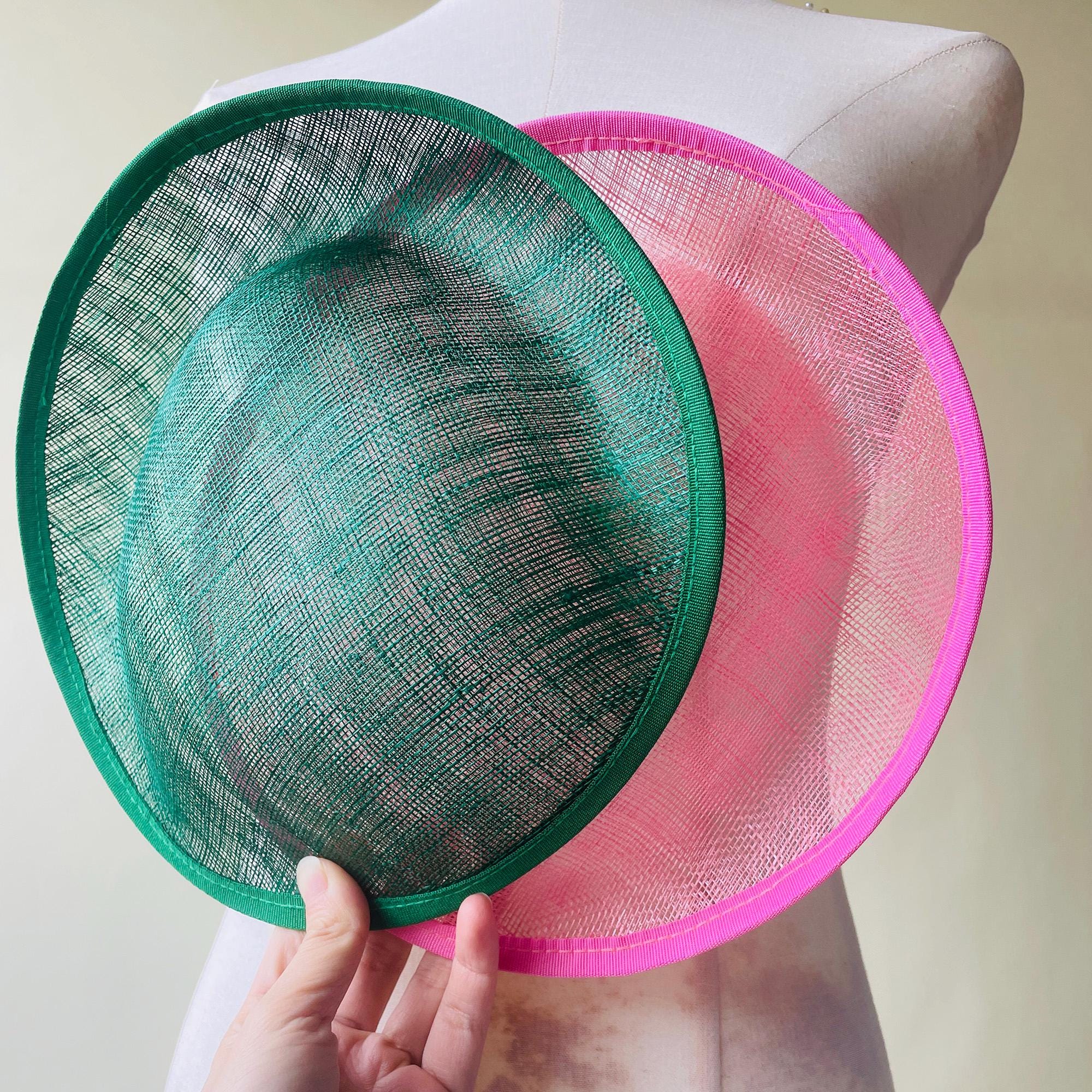 Round Shaped Button Sinamay Hat Base for Millinery Fascinator & Hat ...