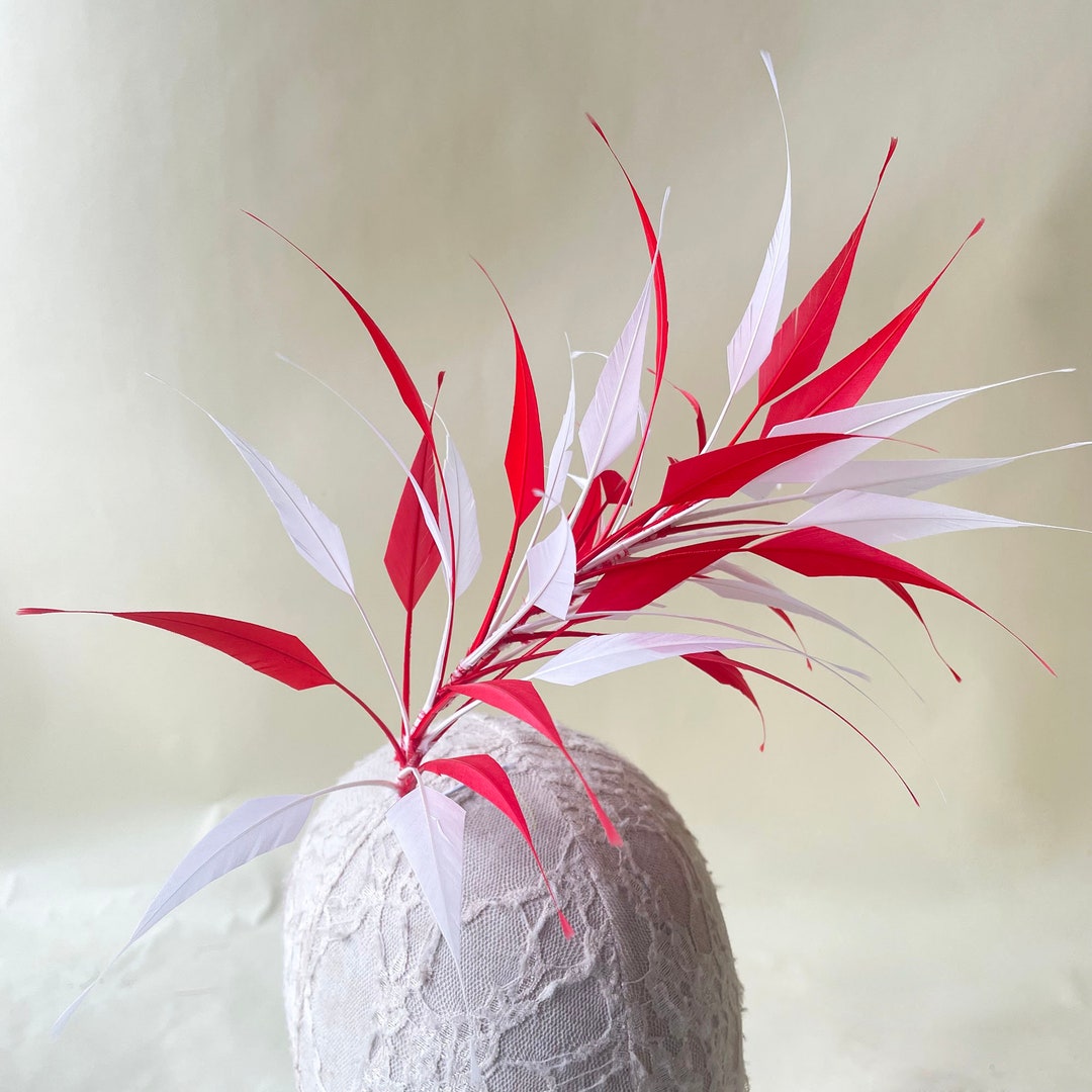 Handmade Feather Flower Millinery Flowers Twisted Flower Feather for ...