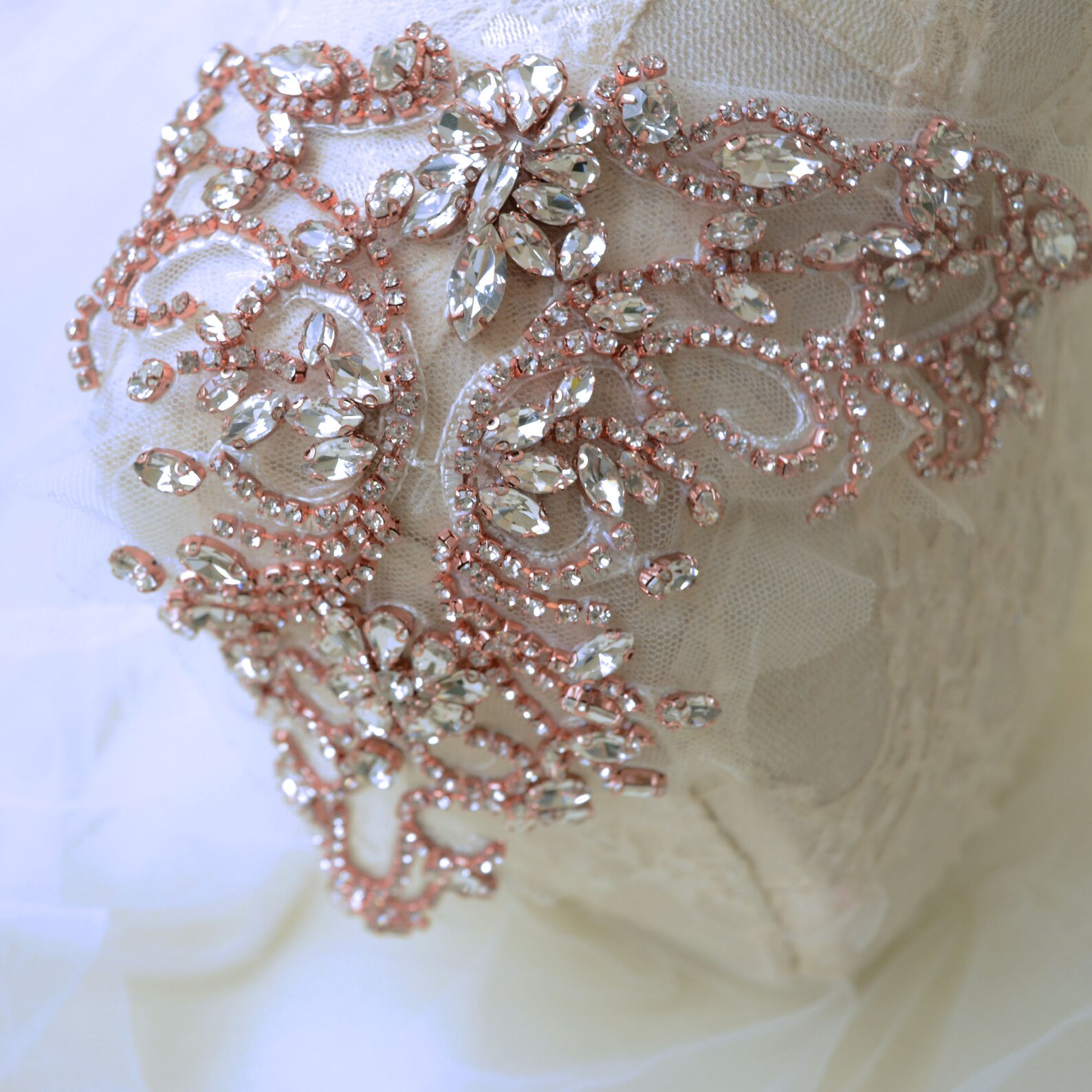 Sparkling Rhinestone Applique Shoulder Accessories Sleeve - Etsy