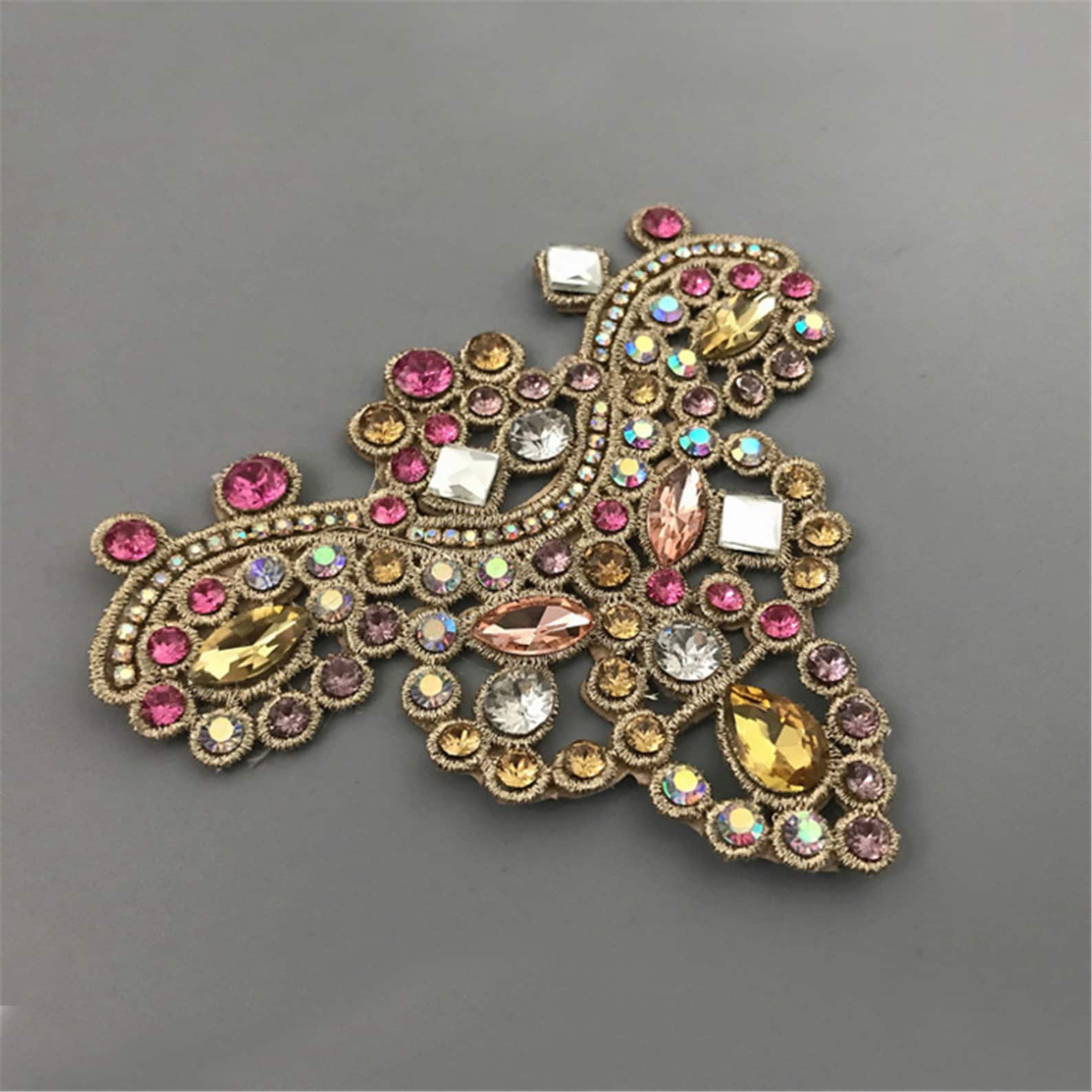 2 Pcs Crystal Rhinestone Shoe Clips Applique Diamante - Etsy