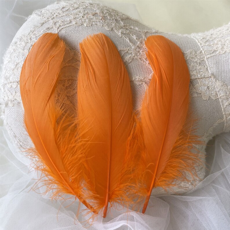 80 Colours Dyed Natural Goose Feathers for Fascinators Millinery Hat ...