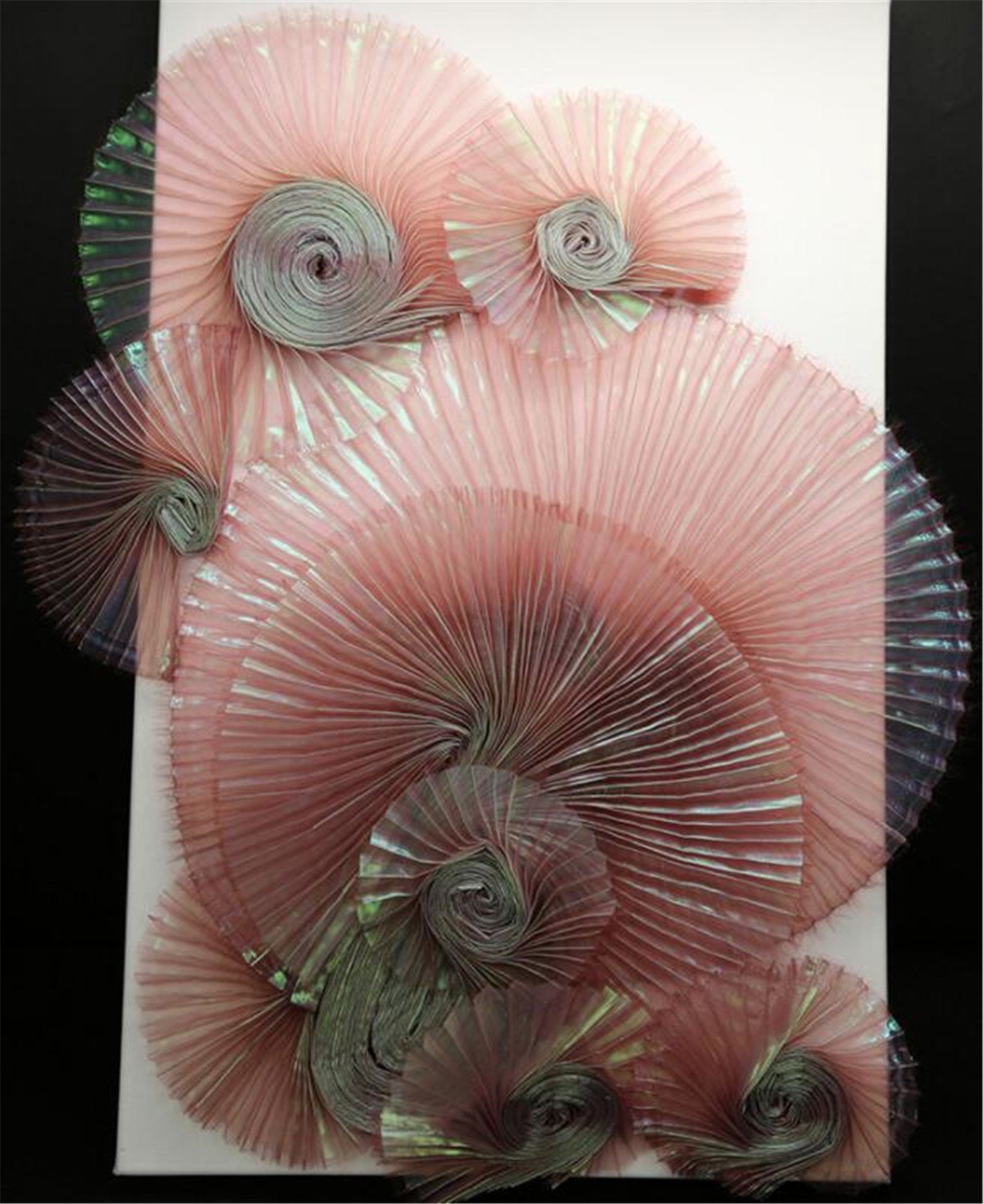 Organ Pleated Lace Fabric Folded Trim Mesh for Girl Skirt Dress Stage ...