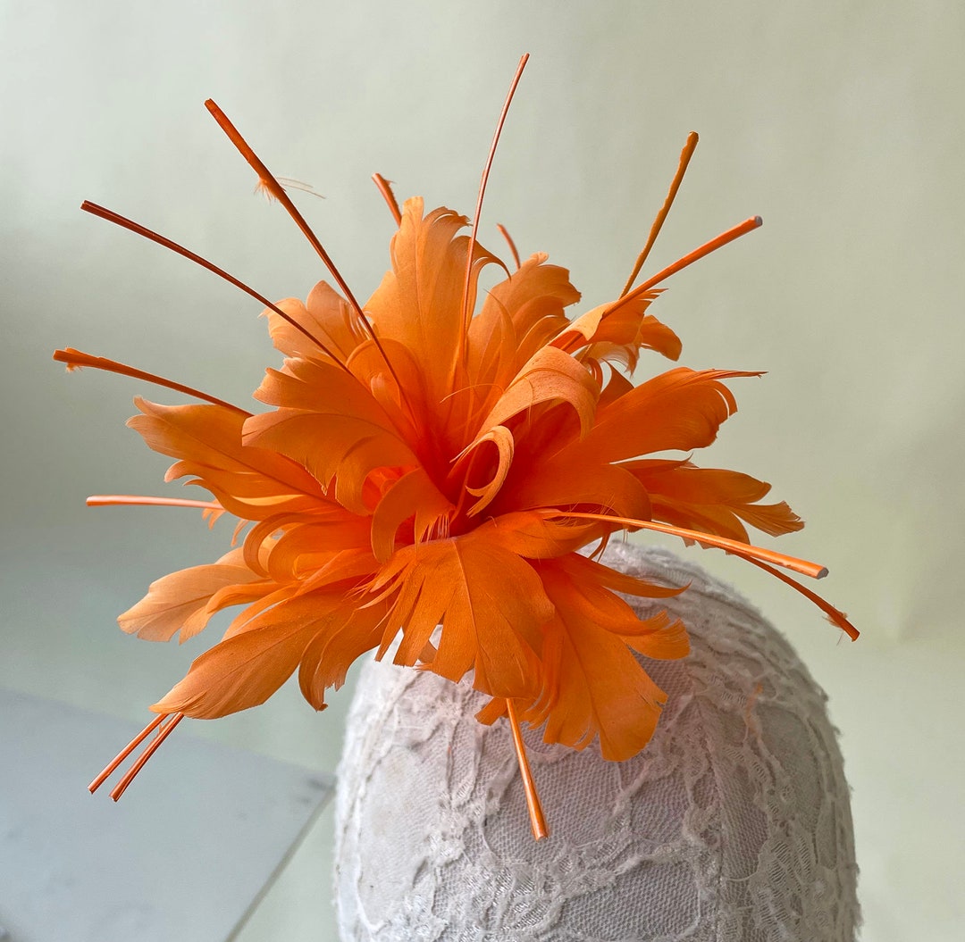 Fascinators Millinery Feather Flower Handmade Goose Feathers for Hat ...