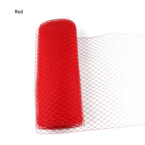 25cm (9.8") Crinoline Fishnet Russian Wedding Birdcage Veils Millinery ...