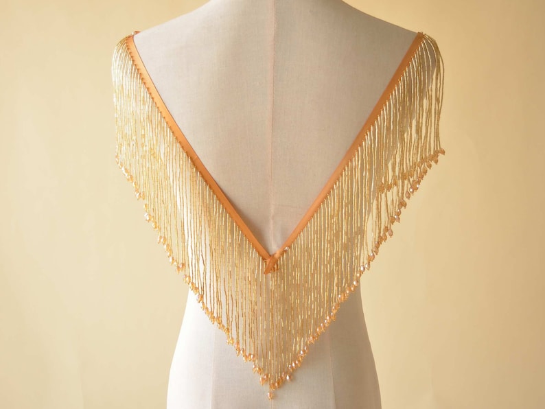 Dangling Beaded Fringe Trim Drape Heavy Beads Trims for Haute - Etsy
