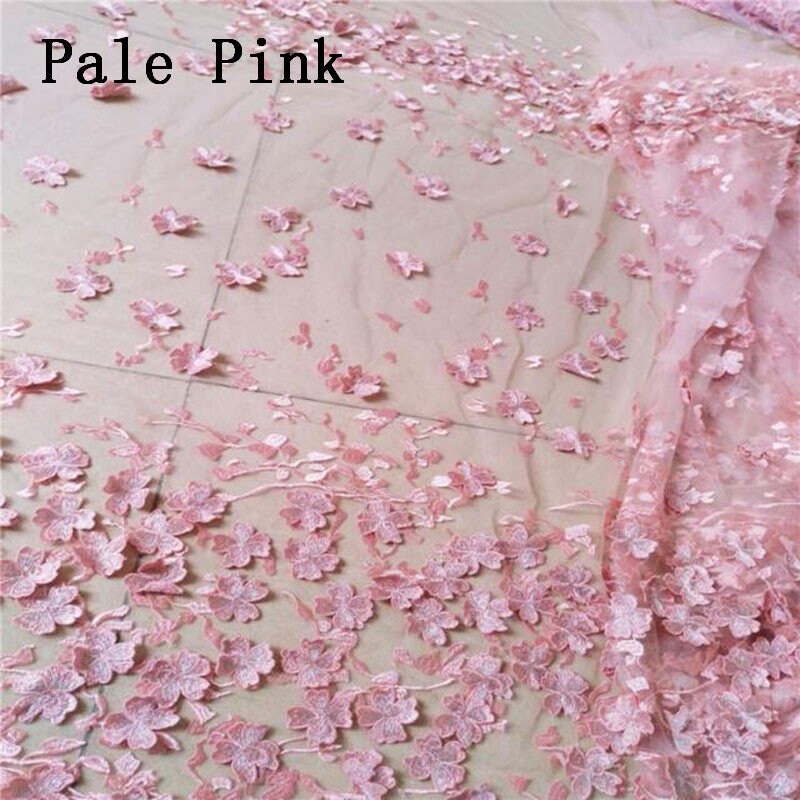 Multi Color Elegant Embroidery Lace Fabric Mesh Materials 3D | Etsy