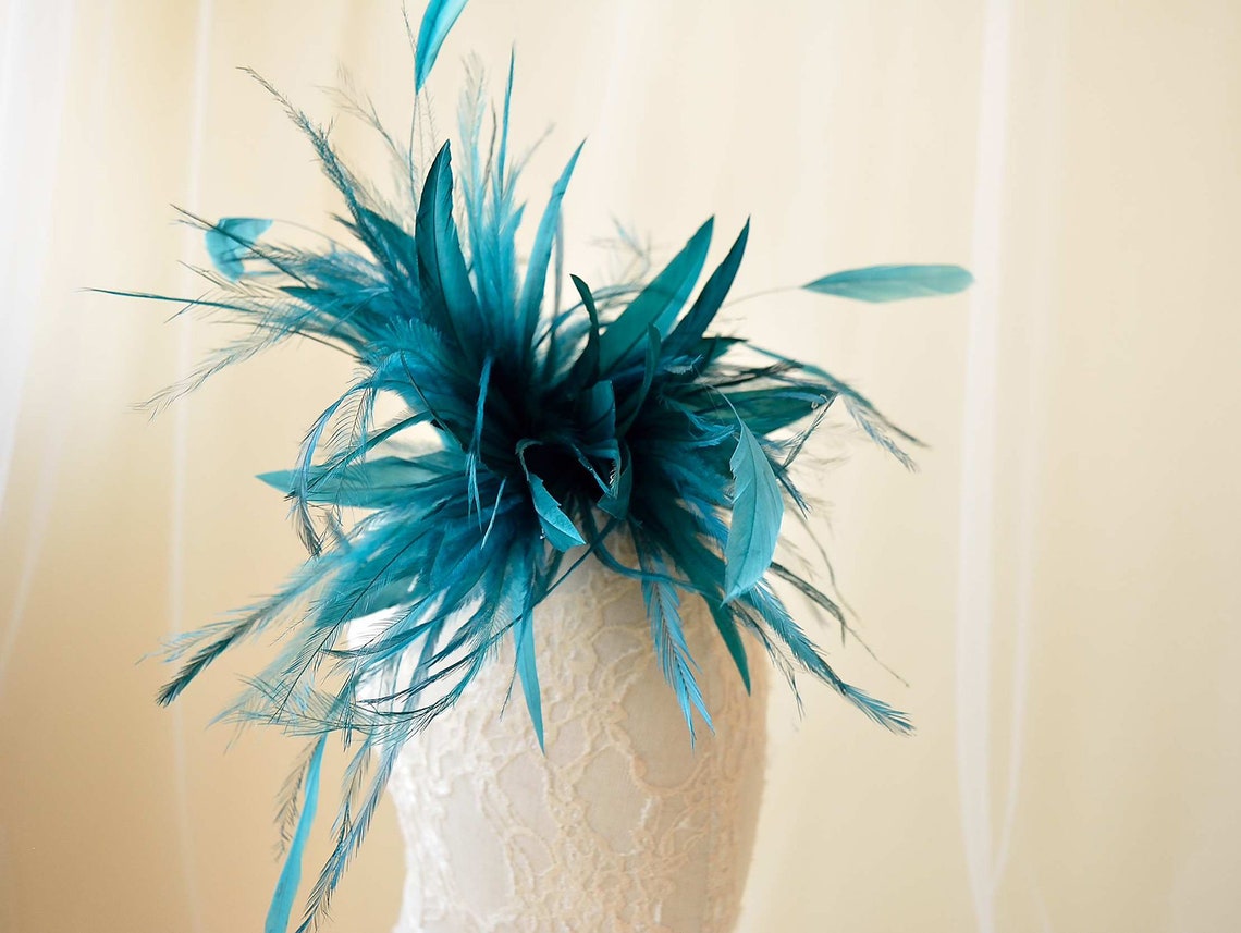 Handmade Goose Feather Flower Mount Bouquet Dyed Faux flowers | Etsy