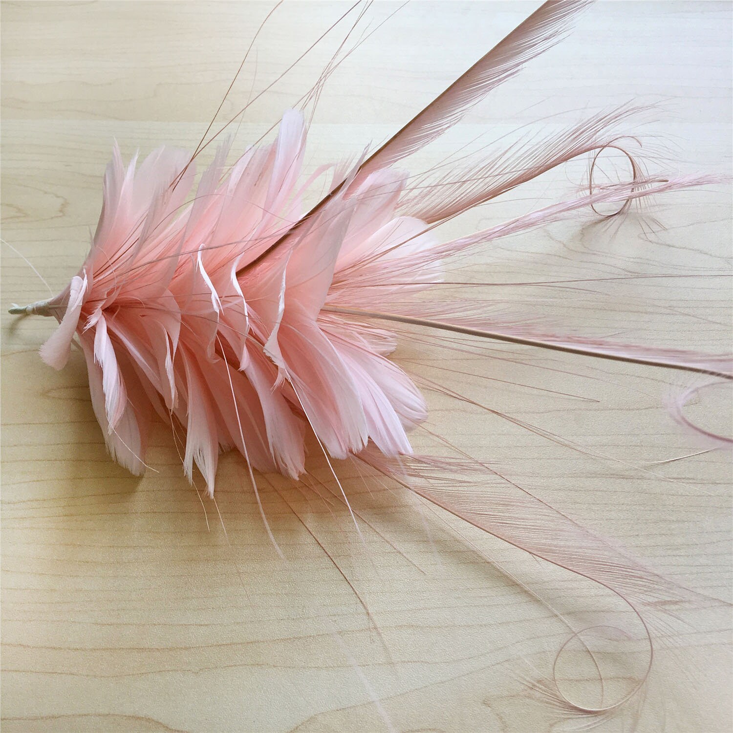 Goose Feather Flower Mount Bouquet Faux Flowers Pheasant - Etsy