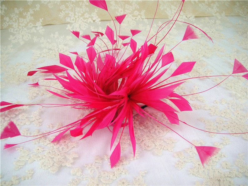 Natural Goose Feather Flower Mounts Bouquet Faux Flowers Dyed - Etsy