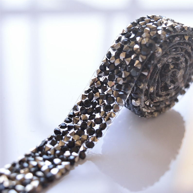 Rhinestone Wrap Ribbon Bling Colorful Banding Trims Accent for - Etsy