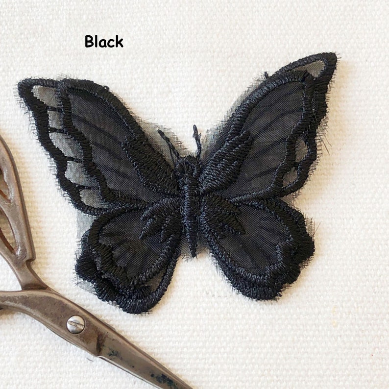 5pcs Butterfly Lace Applique Lace Motif Sewing on Bridal Wedding ...