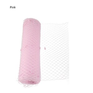 25cm (9.84") Dotted Crinoline Fishnet Russian Wedding Birdcage Veils ...