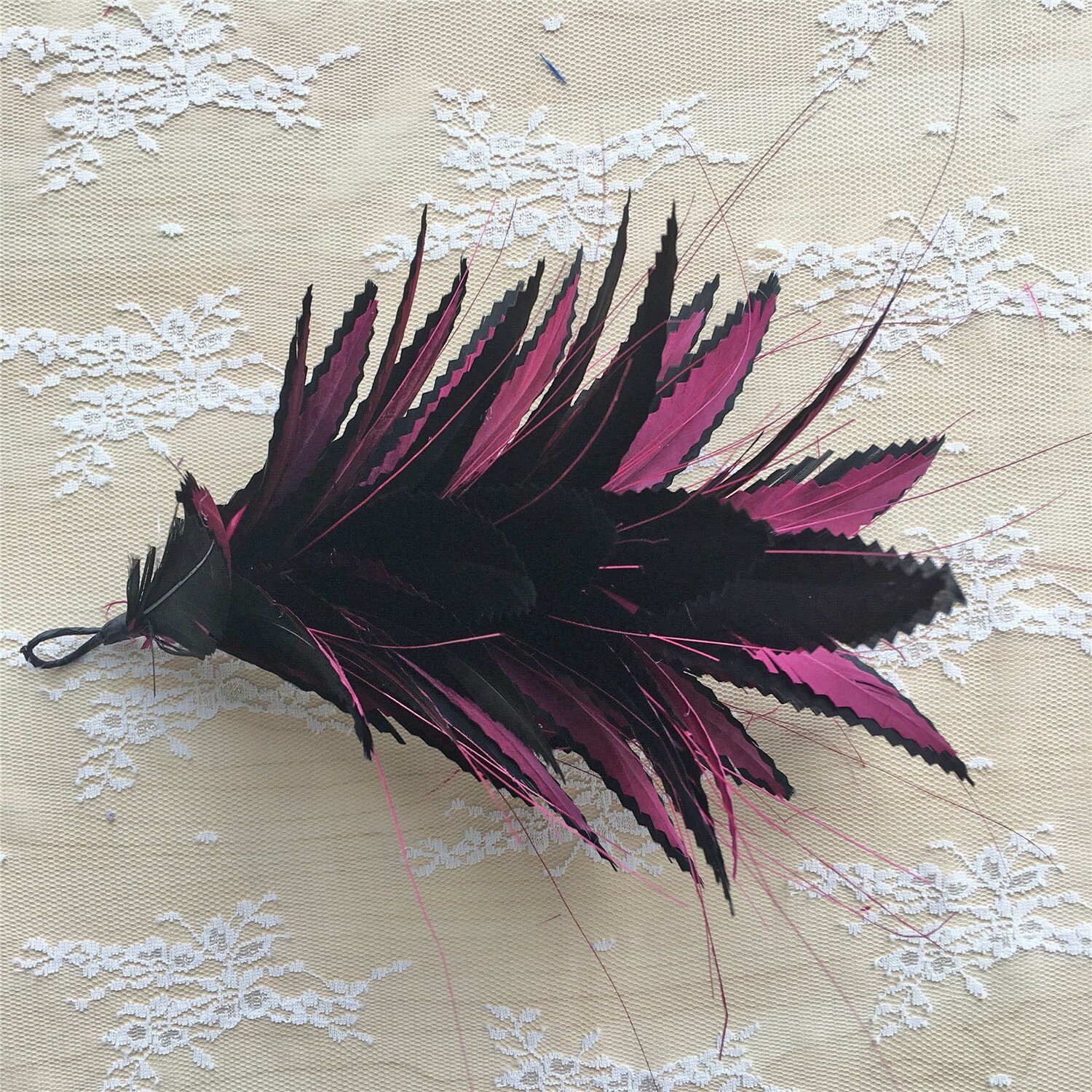 Real Hackle Dyed Goose Feather Flower Mounts Bouquet Trimmings - Etsy