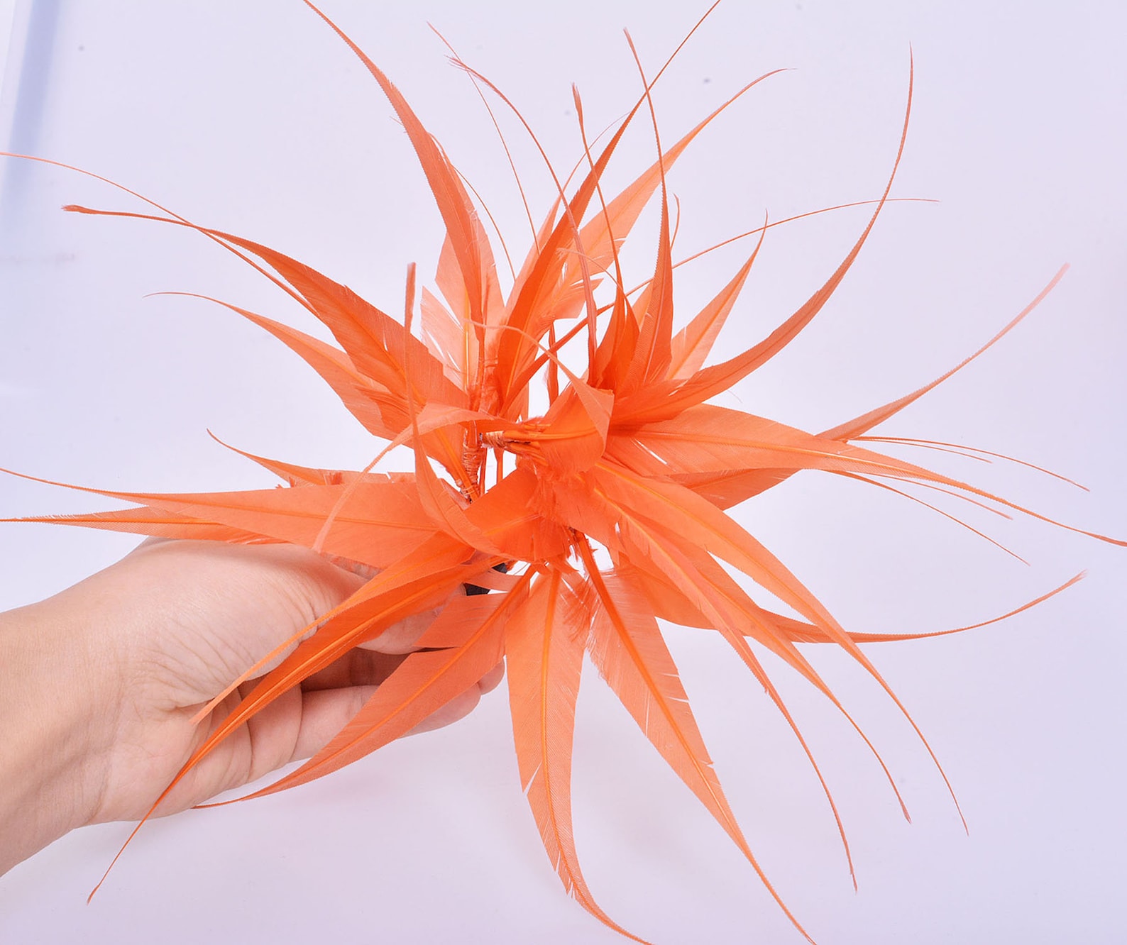 Feather Flower Millinery Flowers Twisted Flower Feather Trim - Etsy