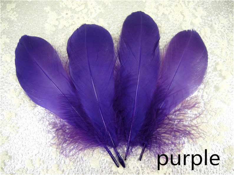 Dyed Natural Real Stripped Goose Feathers for Millinery Hat Making ...