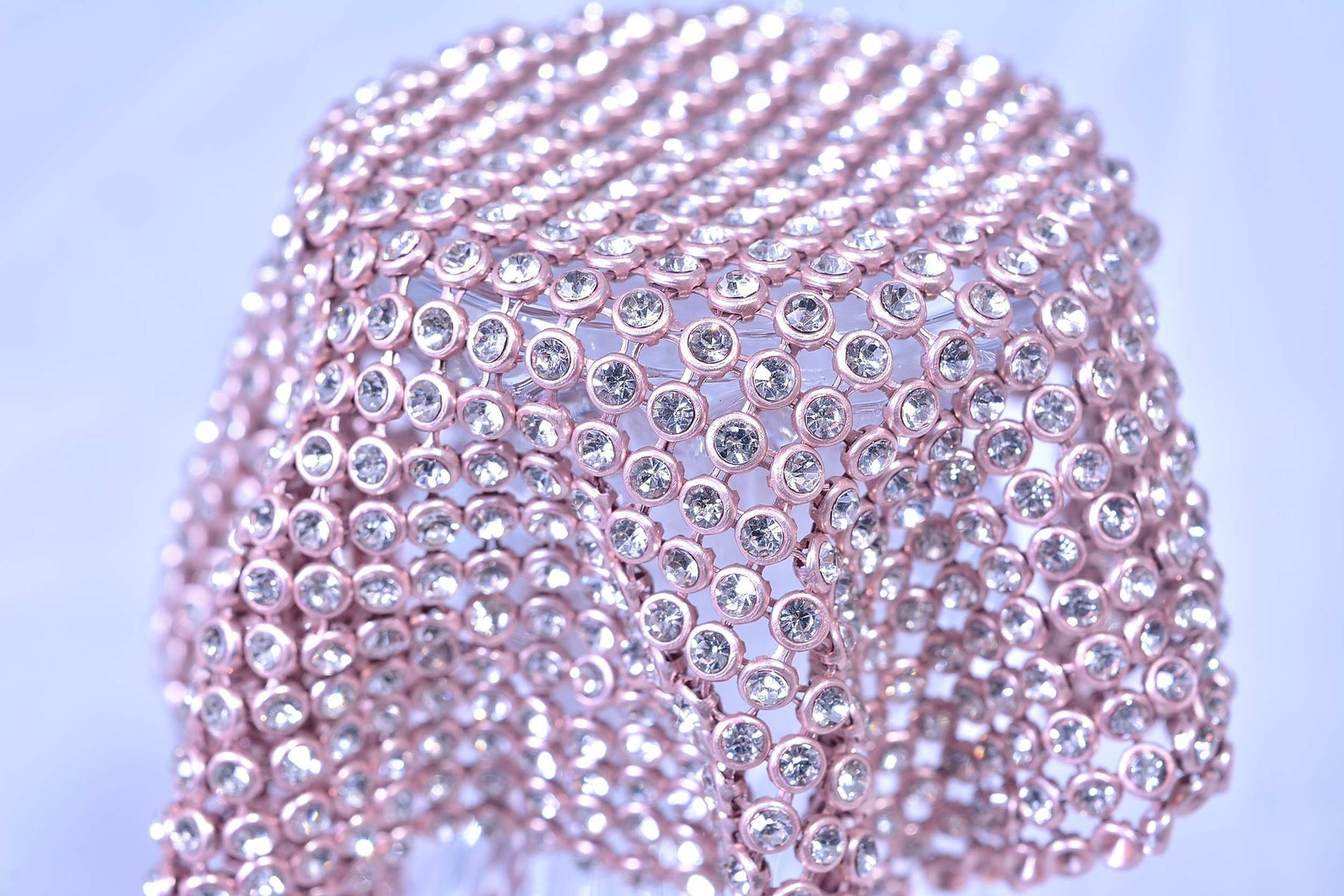 Sparkling Rhinestone Sheet Fabric Diamante Wrap Ribbon Crystal - Etsy
