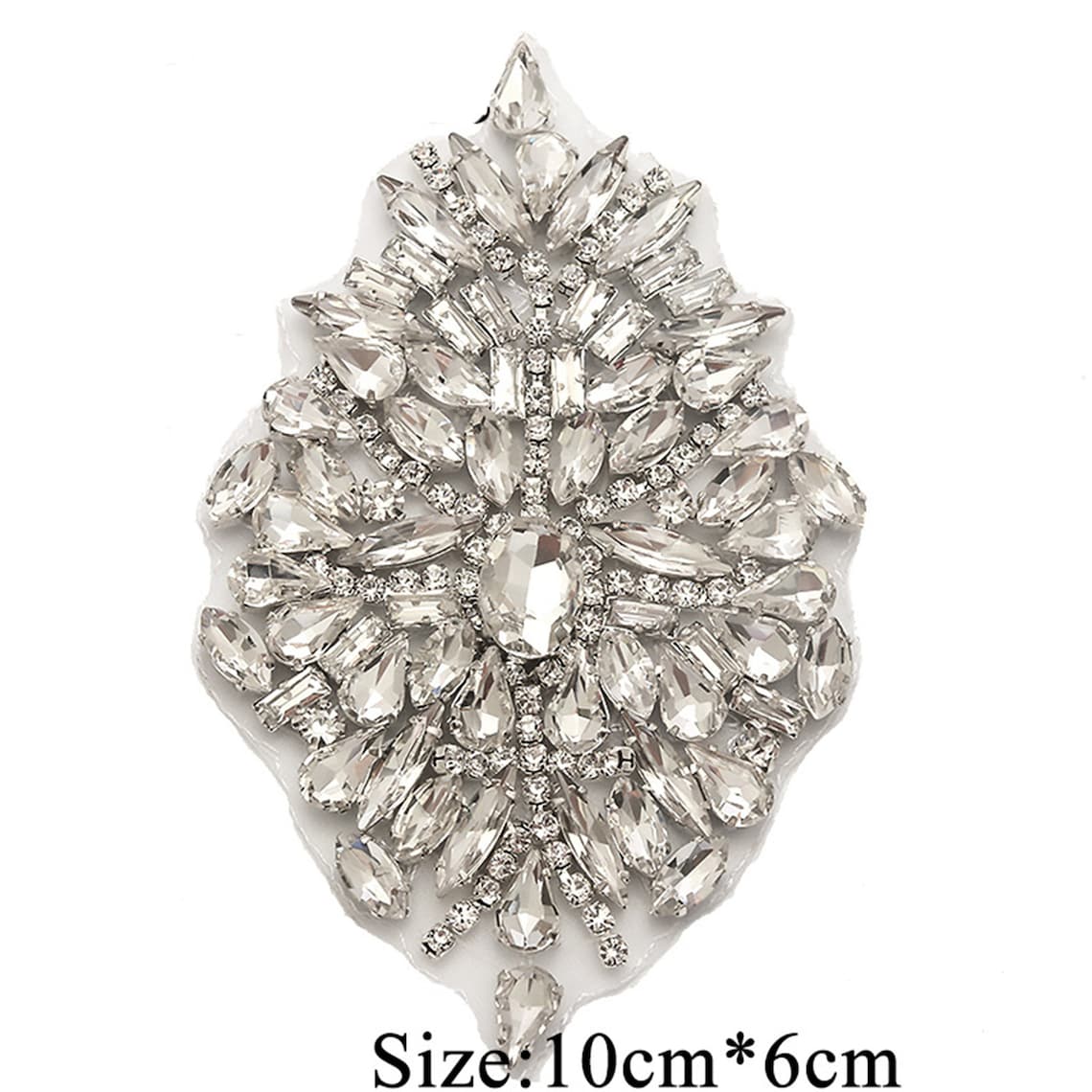 Crystal Rhinestone Shoe Clips Applique Diamante Appliques Sash | Etsy