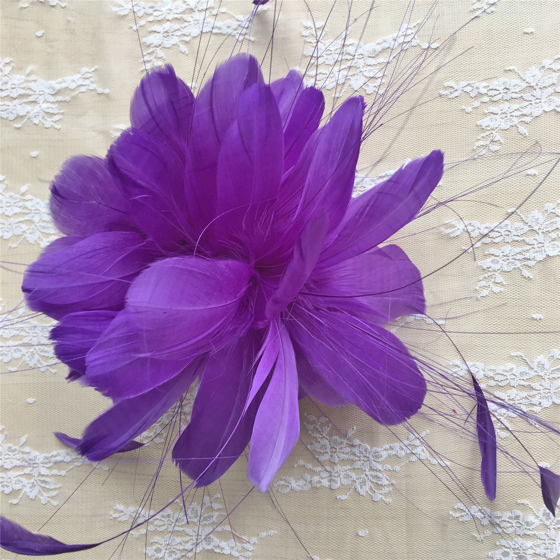 Handmade Goose Feather Flower Mounts Bouquet Faux Flowers - Etsy