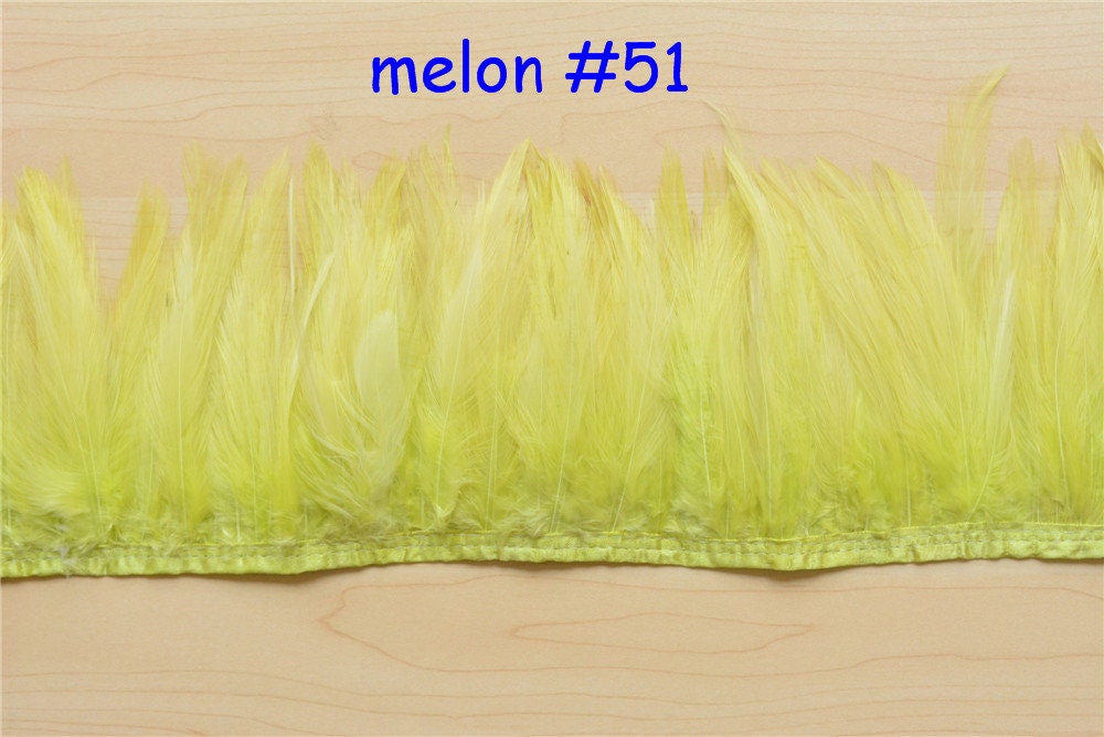 Handmade Dyed Rooster Hackle Feather Feathers Plume Fringe | Etsy