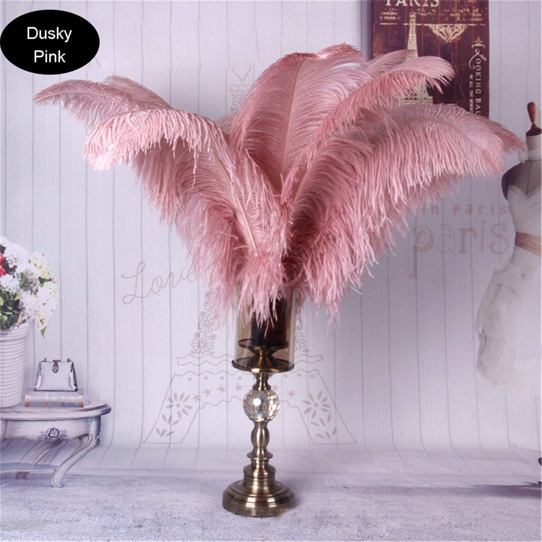 Natural Large Ostrich Feathers Plume DIY Wedding Party Table Christmas ...