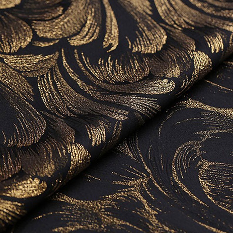 Floral Emboss Jacquard Fabric Lame Brocade Damask for Haute Couture ...