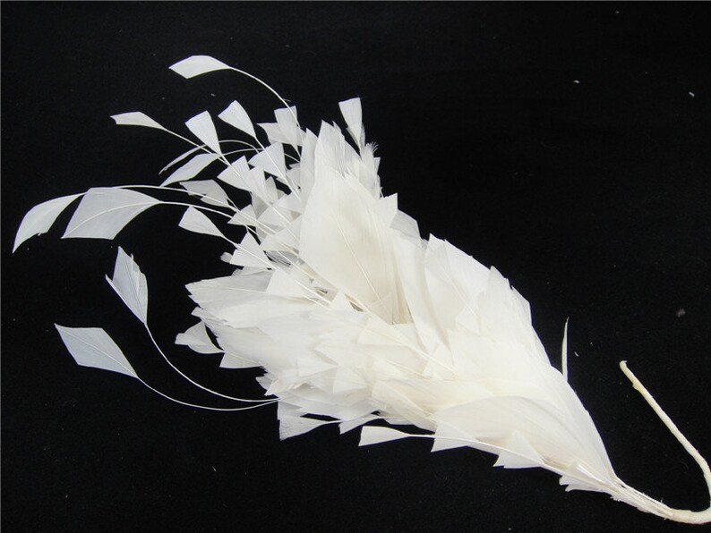 Goose Feather Flower Mount Bouquet Dyed Natural Faux Flowers - Etsy