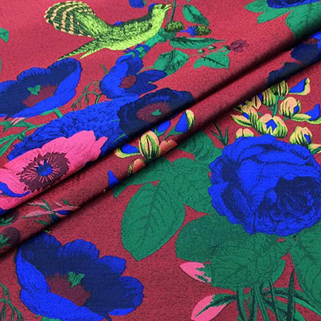 Floral Emboss Jacquard Fabric Lame Brocade Damask for Haute Couture ...