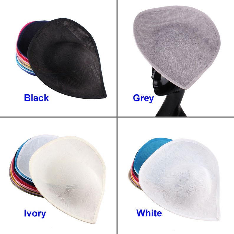 Heart Shaped Sinamay Hat Base Top Hat for Millinery Fascinators & Hat ...