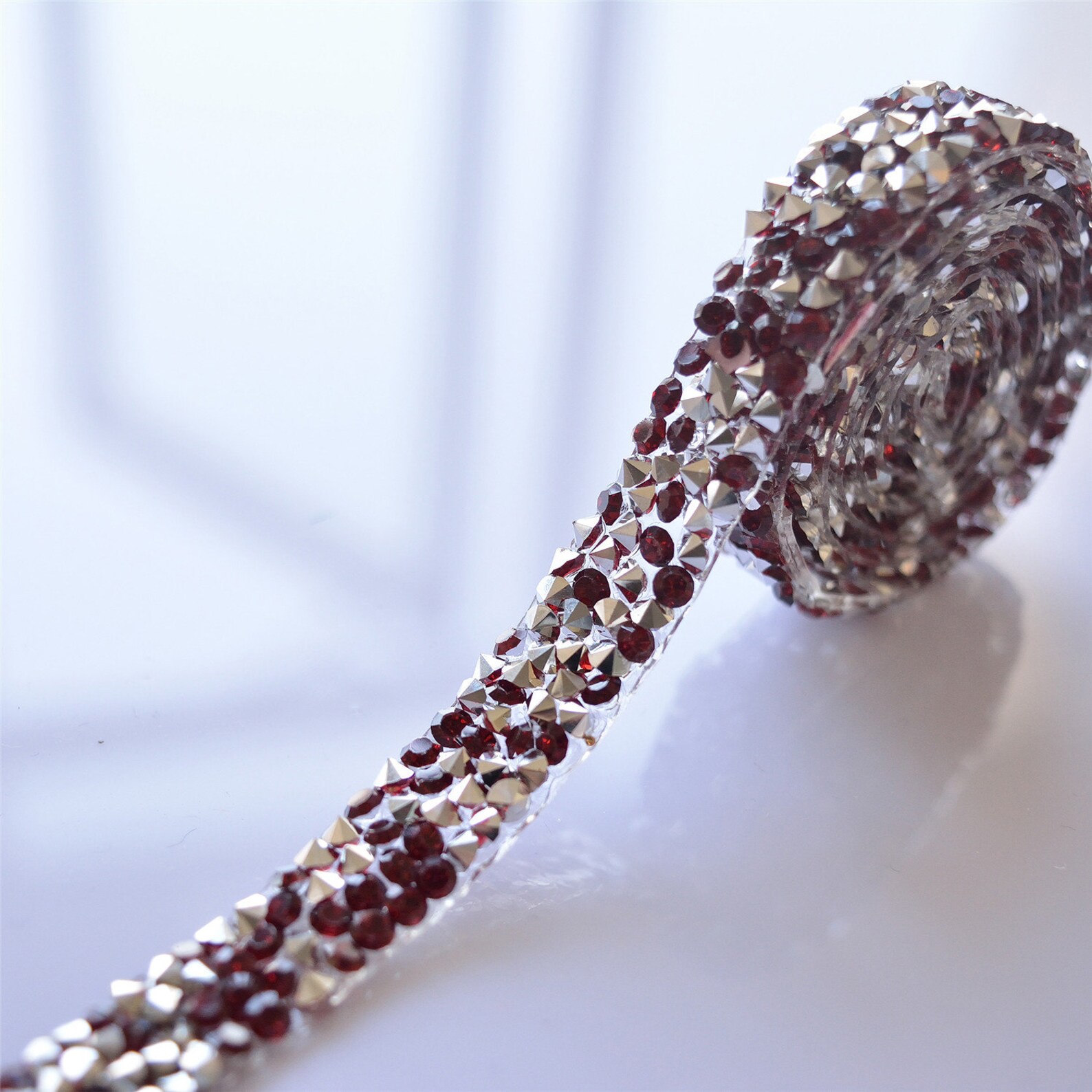 Color Rhinestone Wrap Ribbon Bling Colorful Banding Trims | Etsy