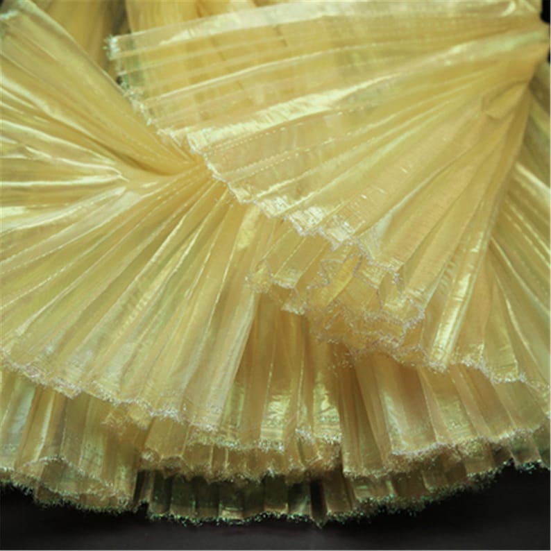 Organ Pleated Lace Fabric Folded Trim Mesh for Girl Skirt - Etsy