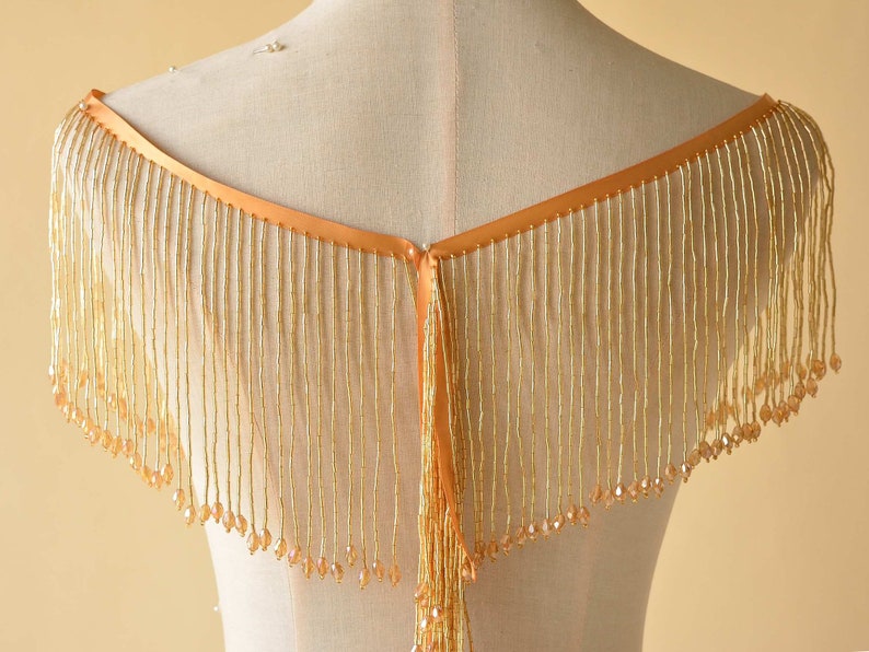 Dangling Beaded Fringe Trim Drape Heavy Beads Trims for Haute - Etsy