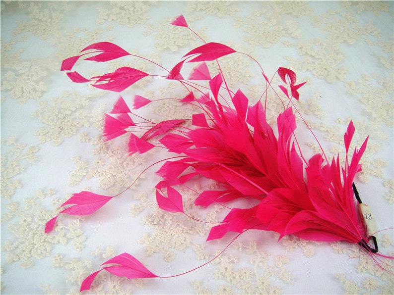 Natural Goose Feather Flower Mounts Bouquet Faux Flowers Dyed - Etsy
