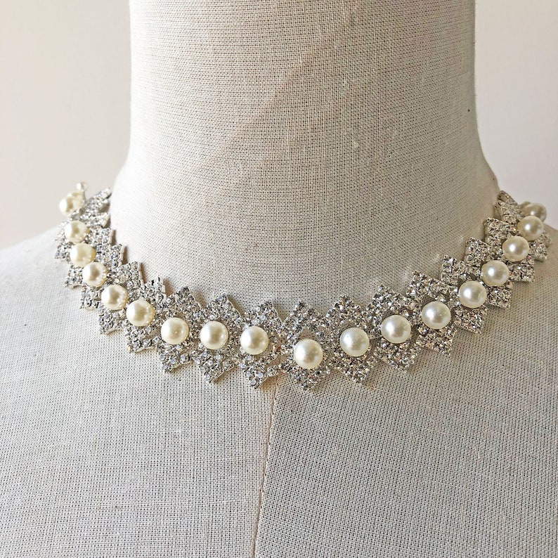 Wedding Rhinestones Trim Diamante Pearl Trims Appliques for - Etsy