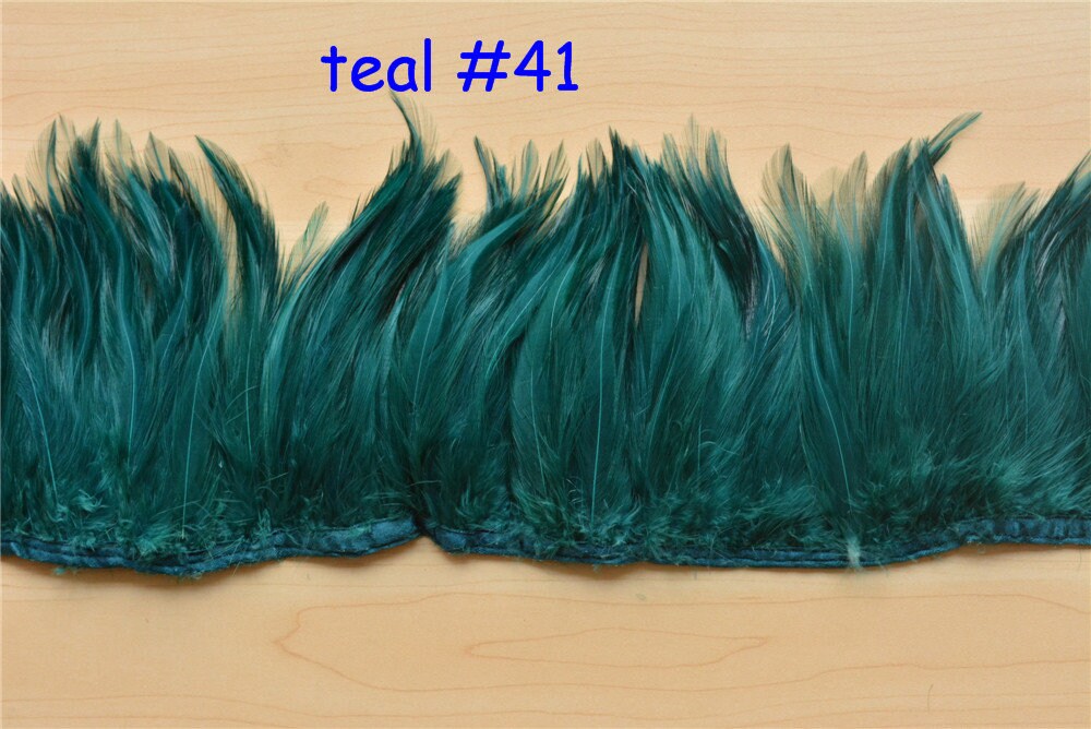 Handmade Dyed Rooster Hackle Feather Feathers Plume Fringe - Etsy