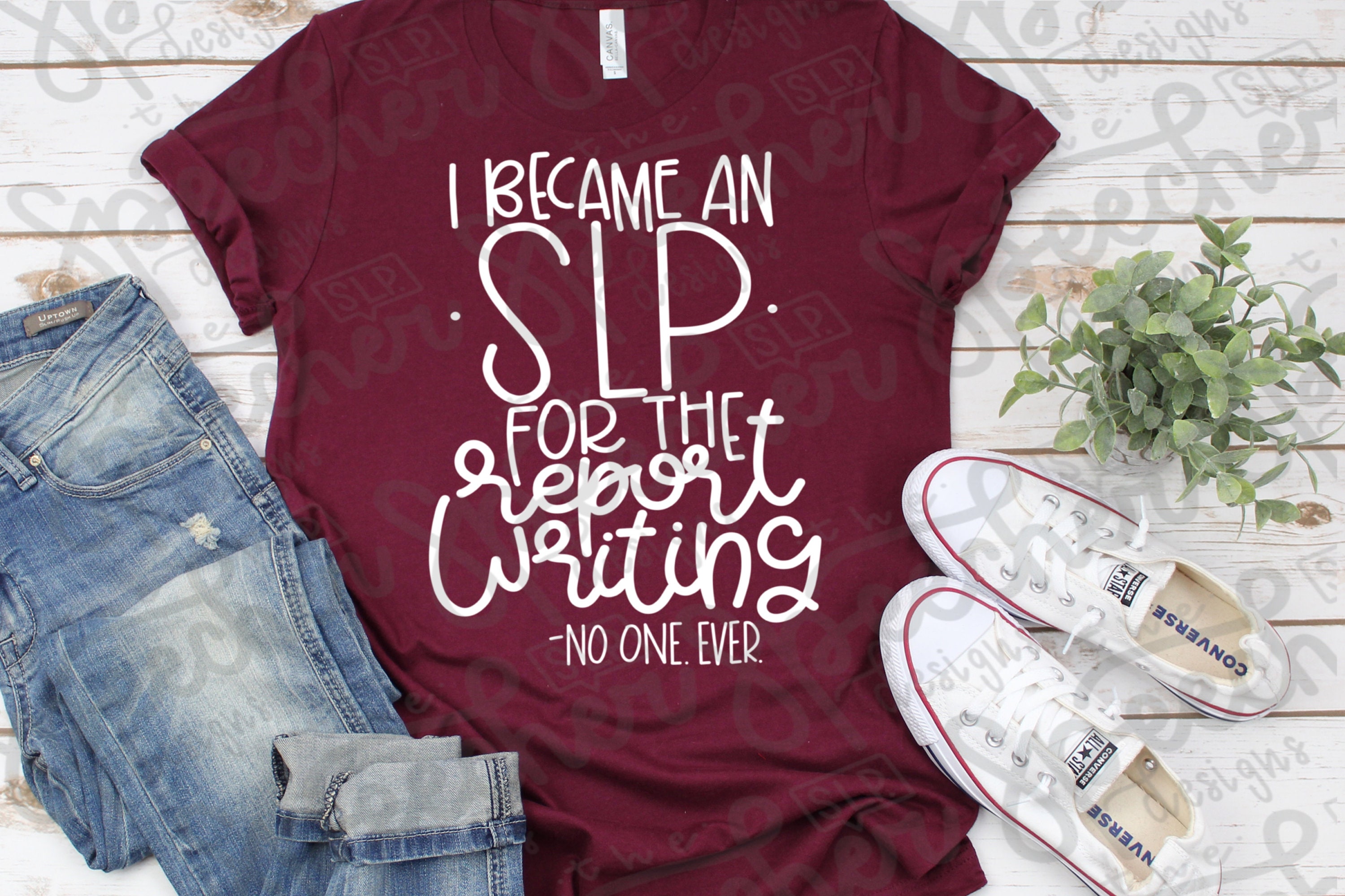I Became an SLP for the Report Writing SVG Speech Therapy | Etsy