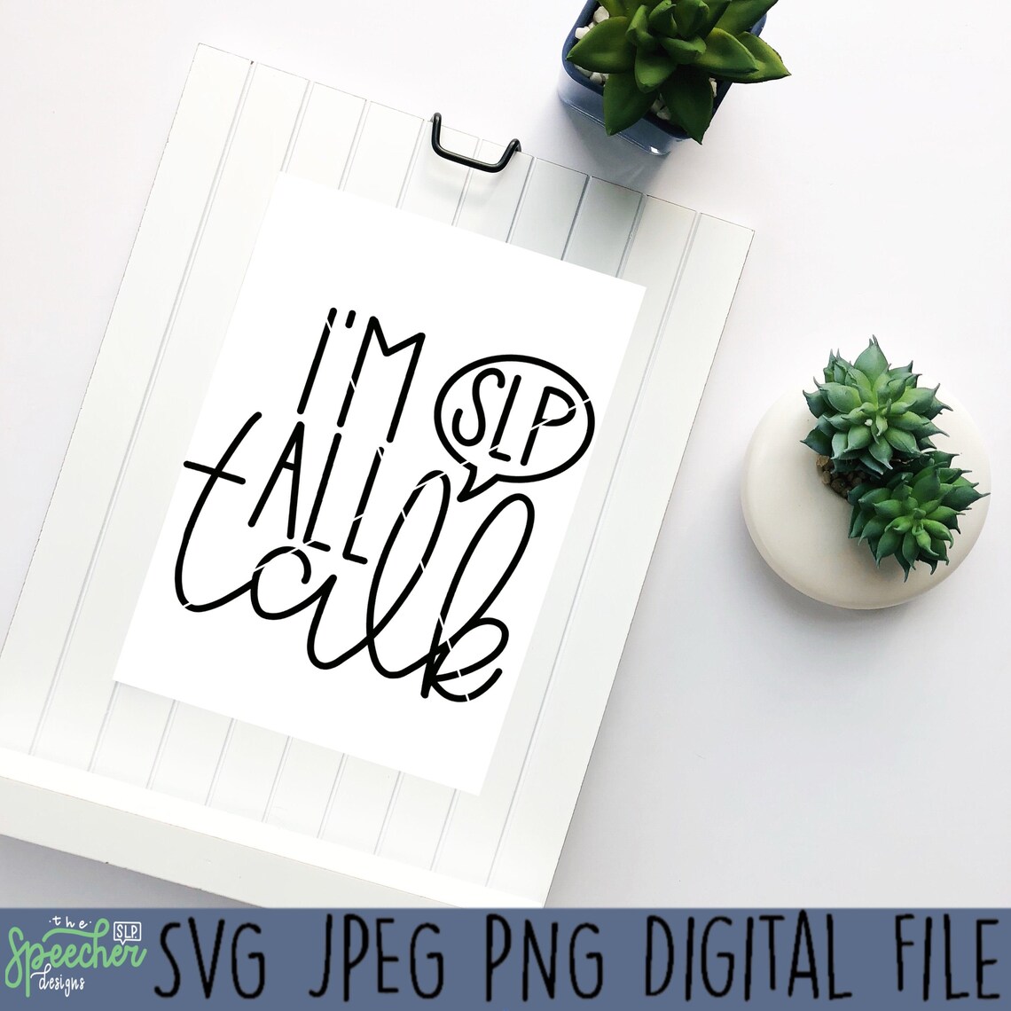 I'm All Talk SVG Speech Therapy SVG Speech Pathology - Etsy