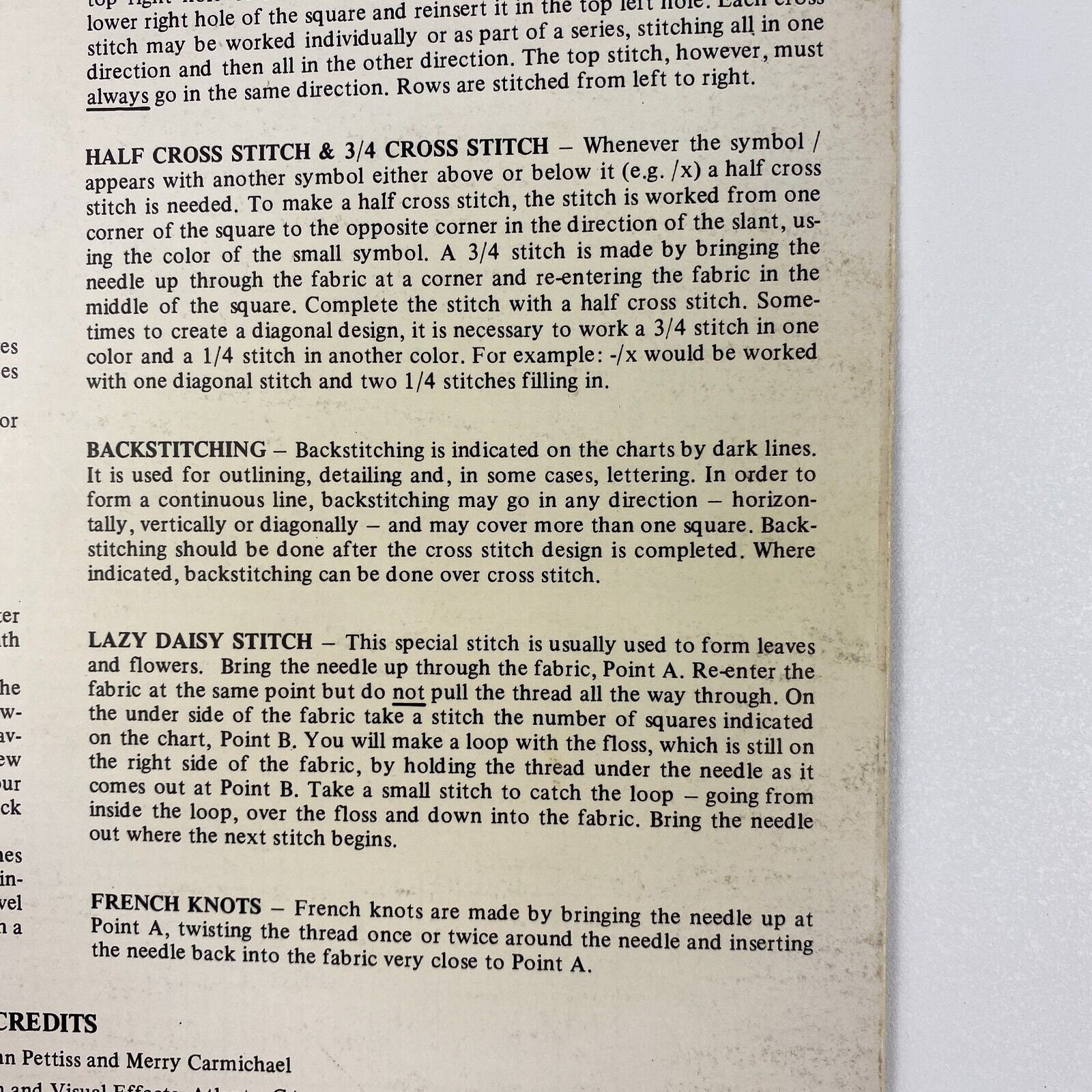 1983 June Grigg P. Buckley Moss Sisters 102 Counted Cross Stitch ...