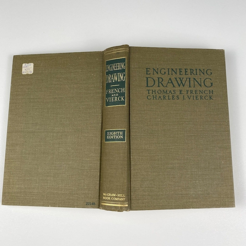 1953 A Manual of Engineering Drawing for Students & Draftsmen Book 8th ...