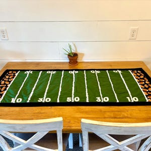 Football Table Runner Tailgate Table Runner Game Day Table Runner NFL ...
