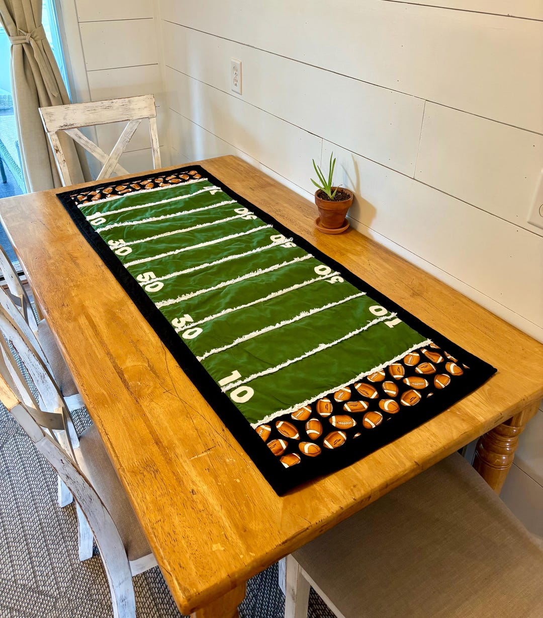 Football Table Runner Tailgate Table Runner Game Day Table Runner NFL ...