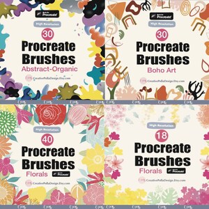 60 Procreate Stars Stamp Brush Set | Doodle Stamps | Star Shape Brush ...