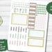 St. Patrick's Day Stickers, Planner Stickers, Classic Happy Planner Kit ...