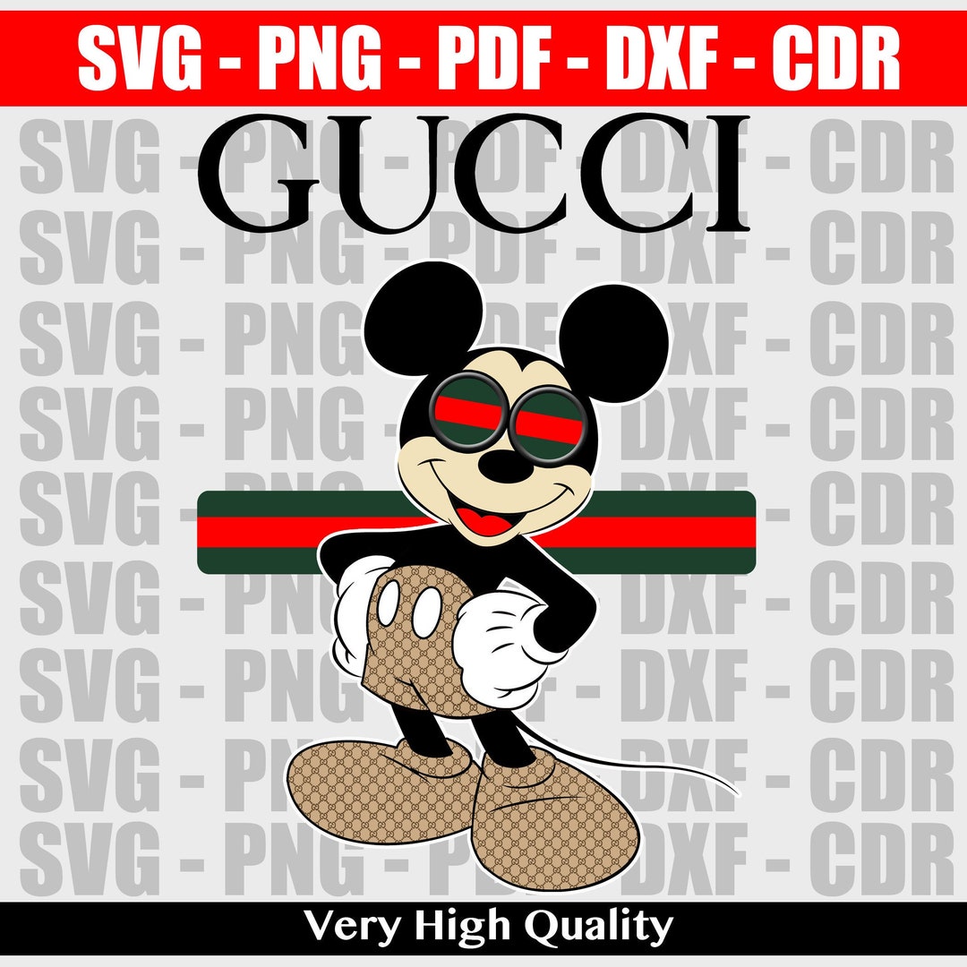 Mickey Vector Files Easy to Use - Svg - Png - Pdf - Dxf - Cdr - Etsy